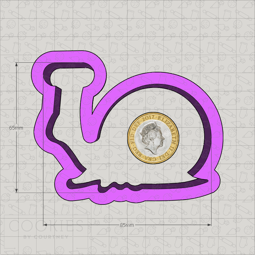 Snail Cookie Cutter – Cookies by Courtney